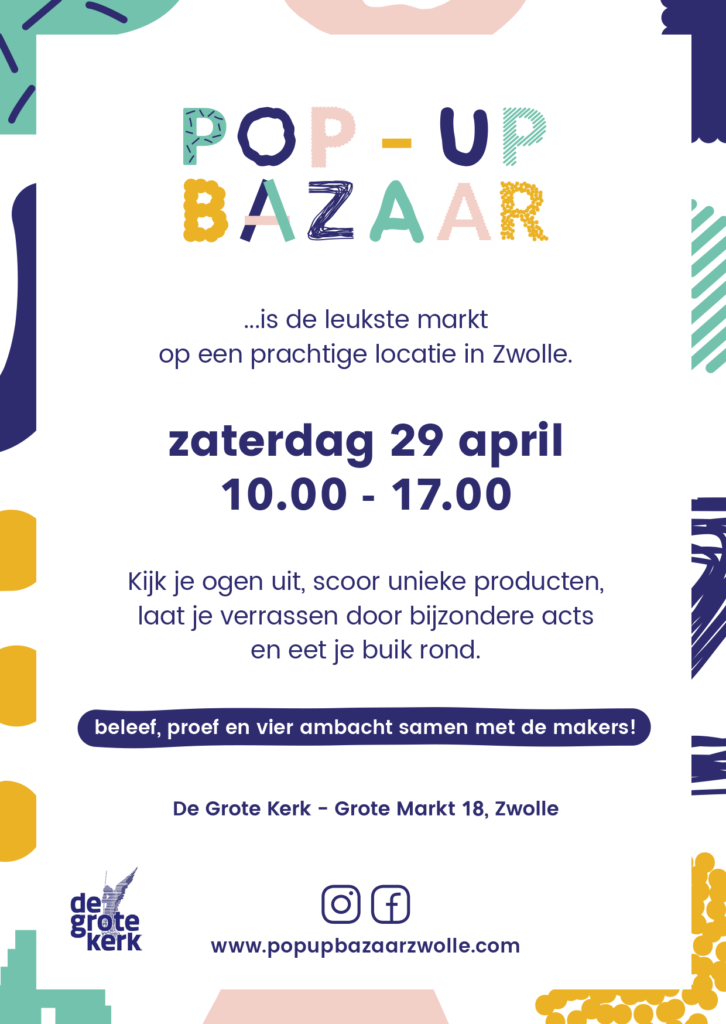 POP UP BAZAAR • Herkenbaar grafisch ontwerp